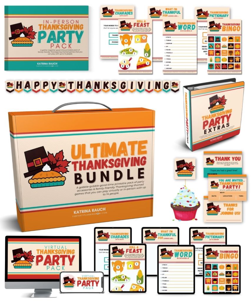 Ultimate Thanksgiving Bundle - FAB Party Planning Mom