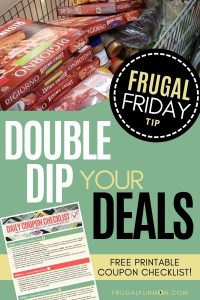 Double Dip Your Deals - Frugal Friday Tip #13 - FAB Party Planning Mom