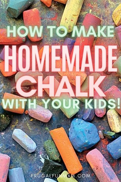 How To Make Homemade Chalk - FAB Party Planning Mom