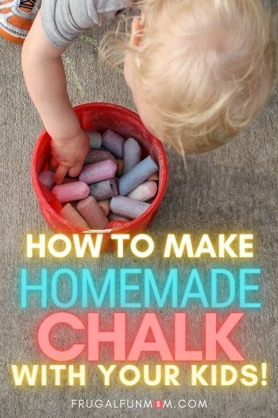 How To Make Homemade Chalk - FAB Party Planning Mom