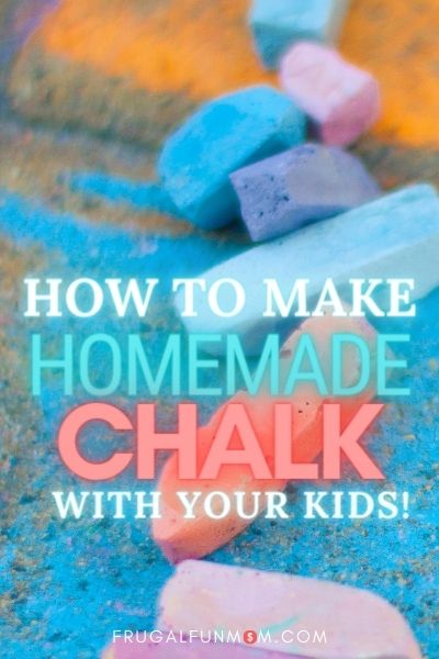 How To Make Homemade Chalk - FAB Party Planning Mom