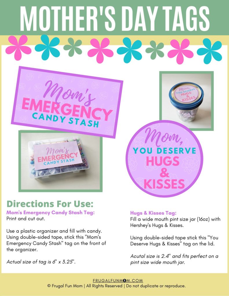 Mother's Day Gift Tags - FAB Party Planning Mom