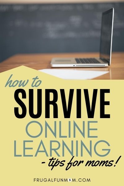 How To Survive Online Learning - Tips For Moms - FAB Party Planning Mom