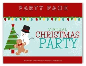Virtual Christmas Party Pack - FLASH SALE - FAB Party Planning Mom