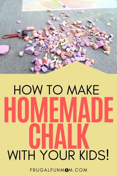 How To Make Homemade Chalk - FAB Party Planning Mom